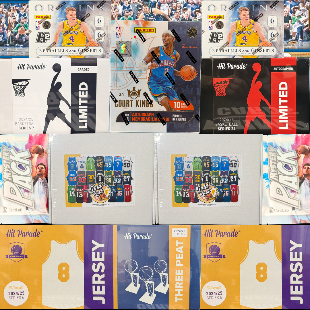 MEMORABILIA FRENZY - HIT PARADE, 3-PEAT, GOLD RUSH, MYSTERY PACKS, COU ...